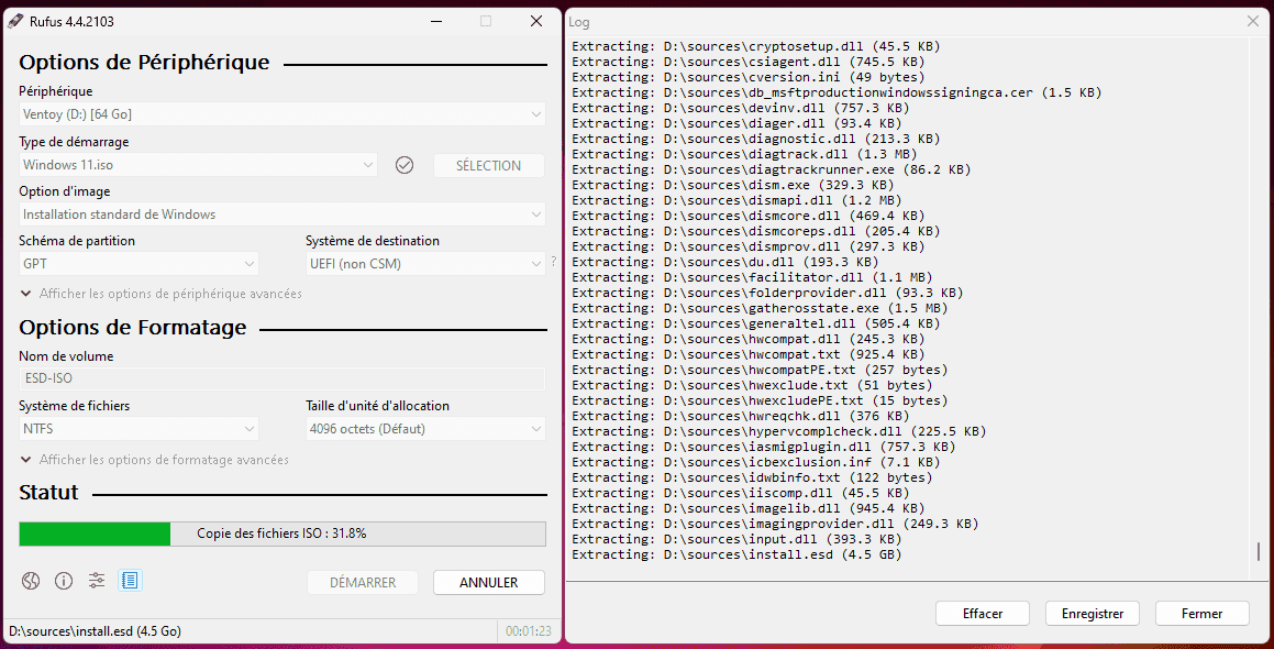 Installer Windows 11 sur PC non compatible avec Rufus