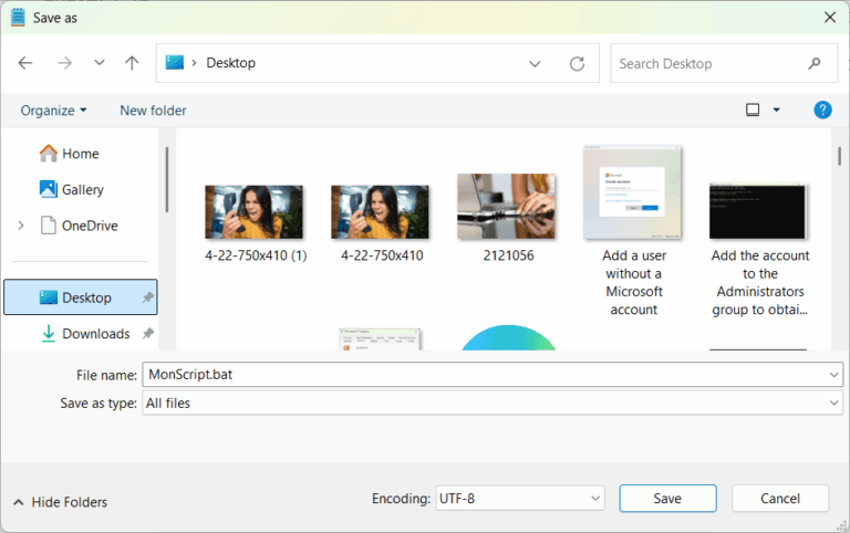 Comment créer un fichier Batch (.bat ou .cmd) sous Windows